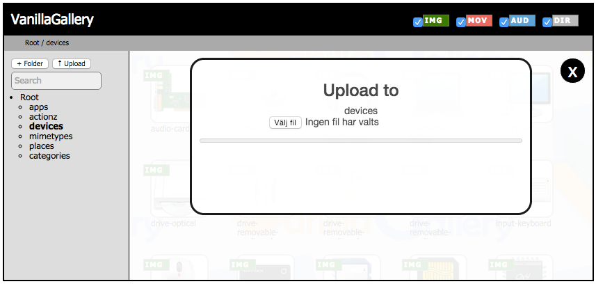 Vanilla Gallery File Manager by mattiaswelander | CodeCanyon